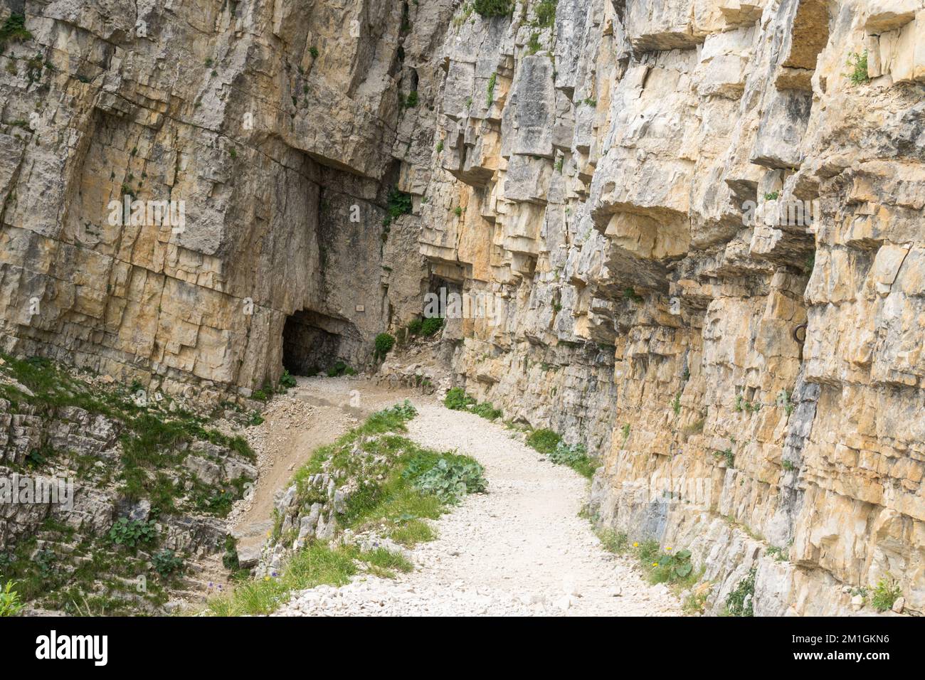 The road of the 52 tunnels is a military mule track built during the ...