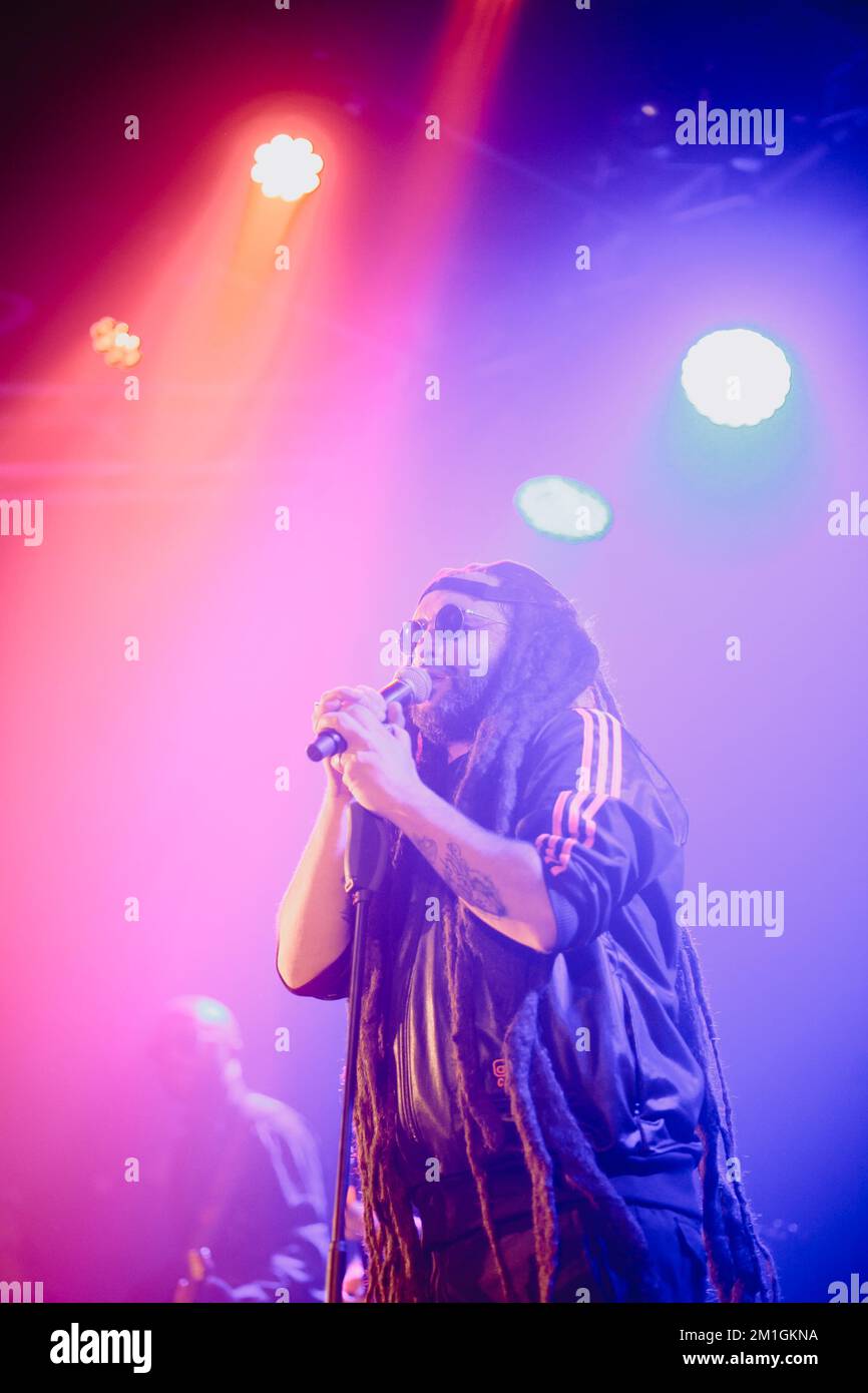 the italian reggae star Alborosie performs live with the shengen clan ...