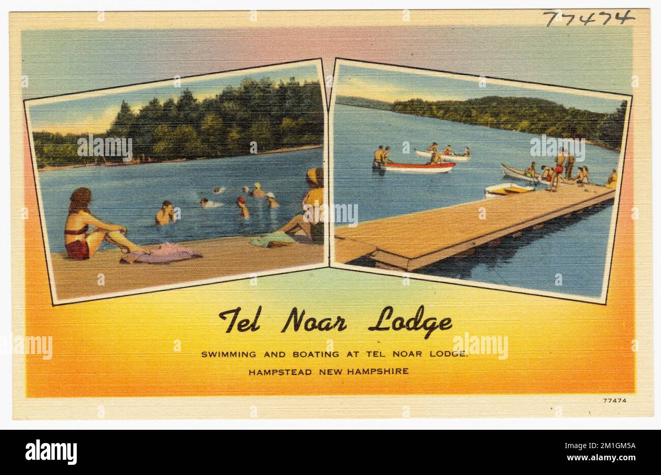 Tel Noar Lodge, swimming and boating at Tel Noar Lodge, Hampstead, New ...