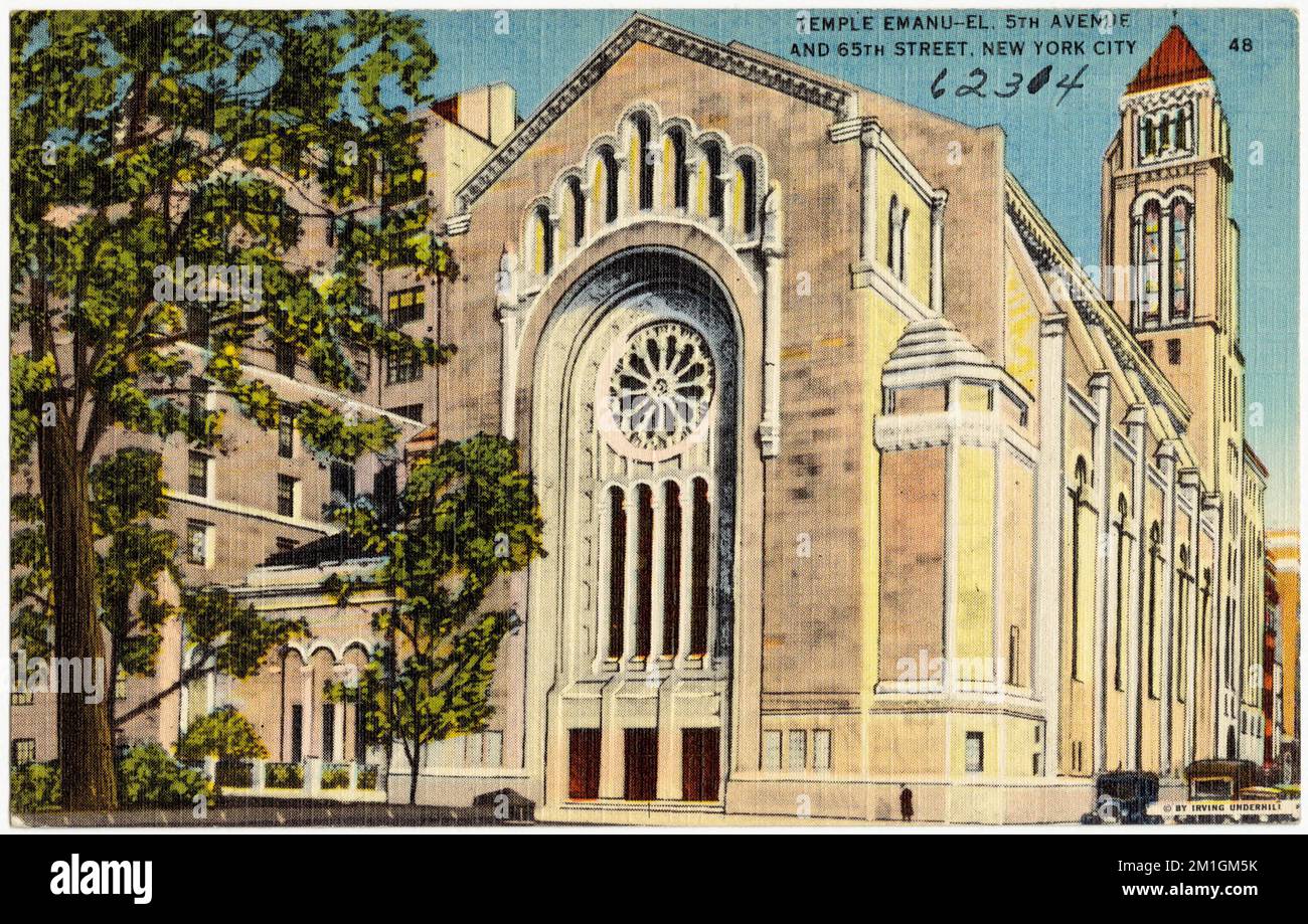 Temple Emanu-El, 5th Avenue and 65th Street, New York City , Religious ...