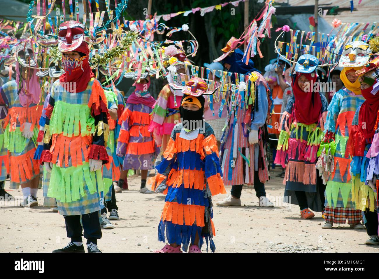 Traditional dance in Beun Duean Hok or Phi Khon Nam Festival,dance of ...