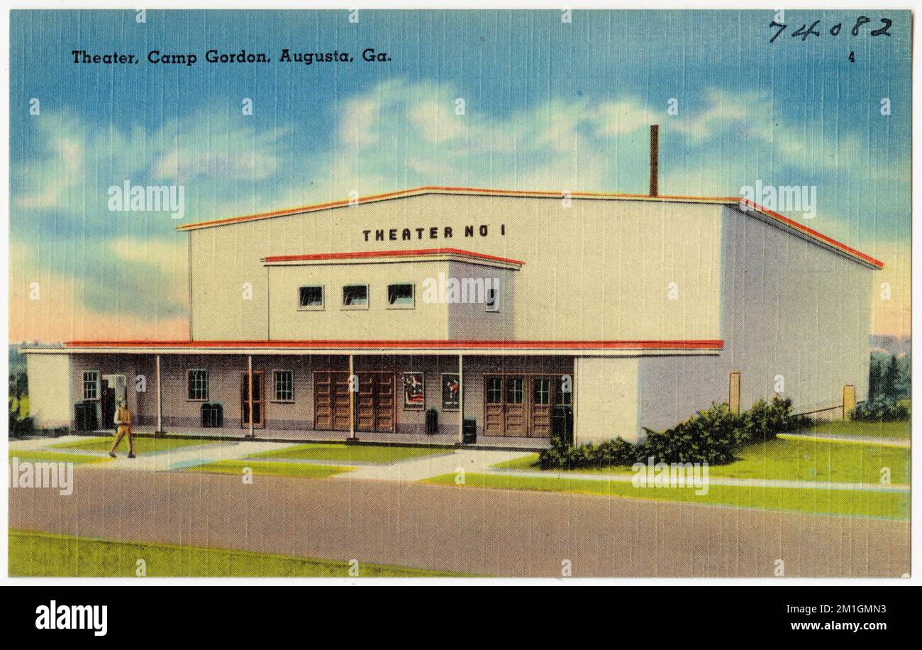 Theater, Camp Gordon, Augusta, Ga. , Military facilities, Theaters ...