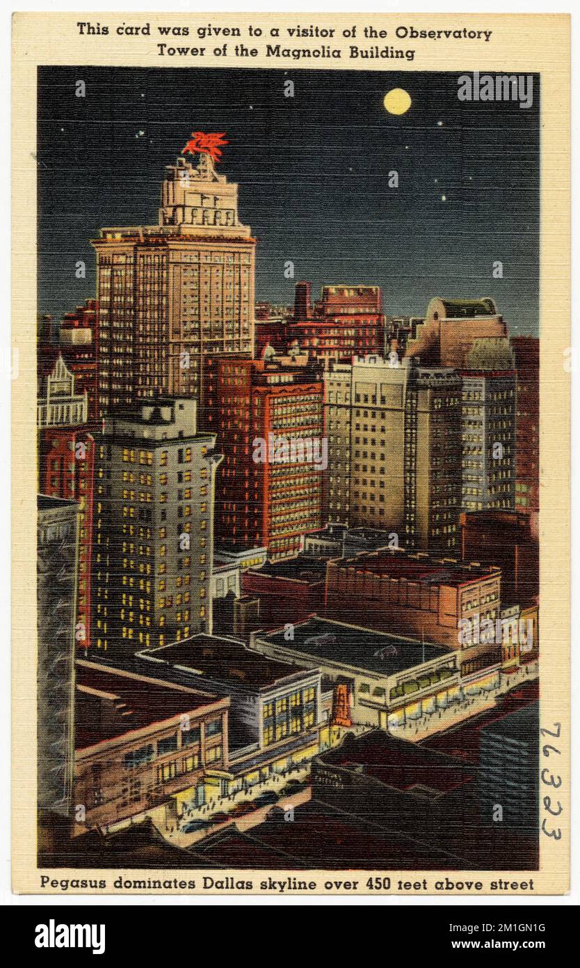 This card was given to a visitor of the Observatory Tower of the ...