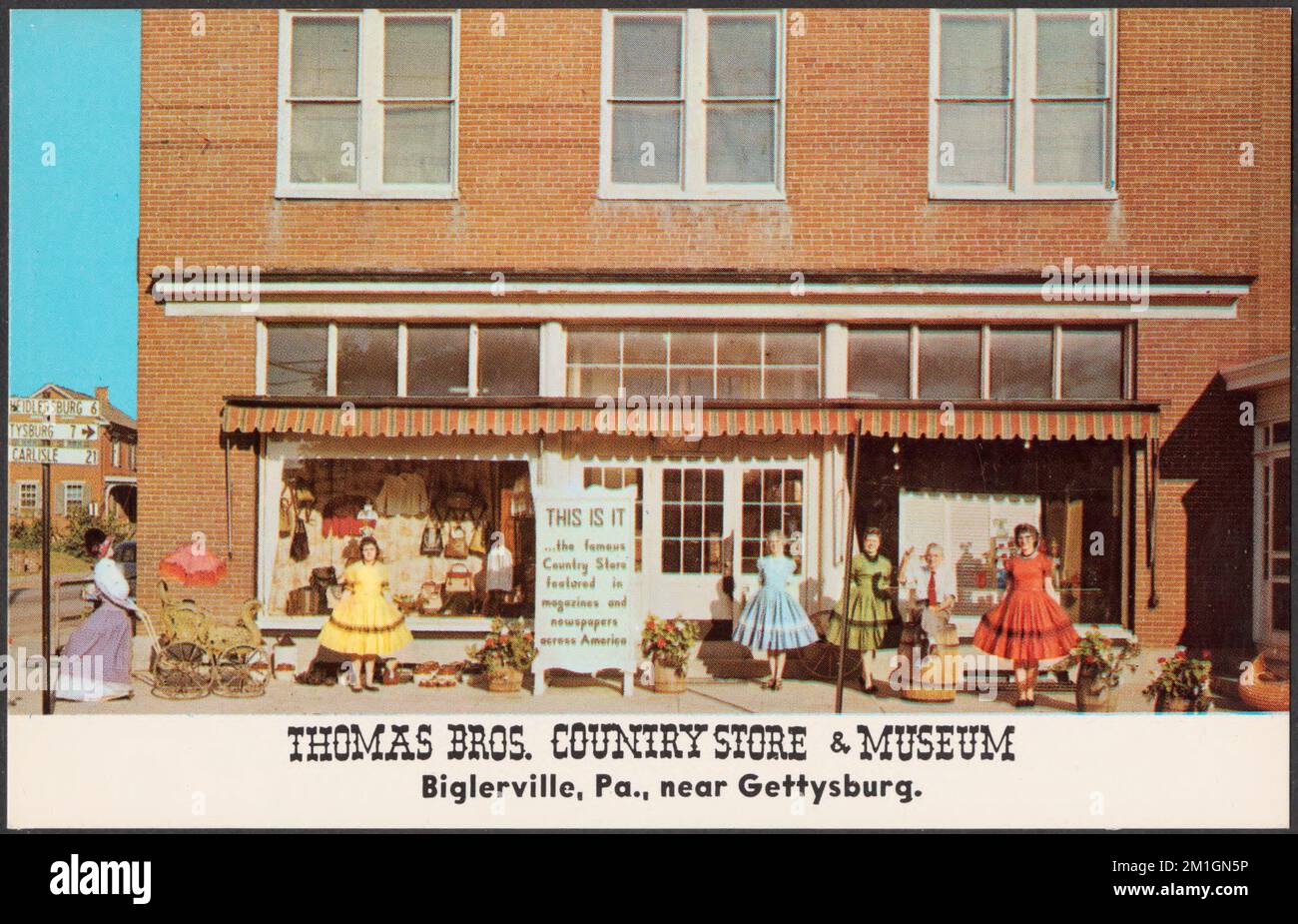 Thomas Bros. Country Store and Museum, Biglerville, Pa. near Gettysburg ...