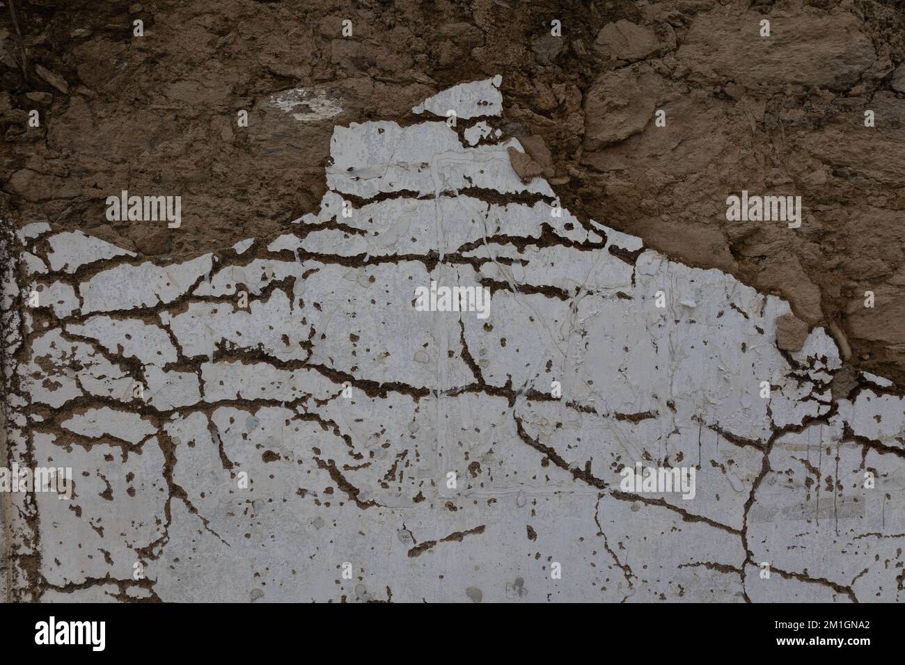Wall structure as background from a ruin Stock Photo - Alamy