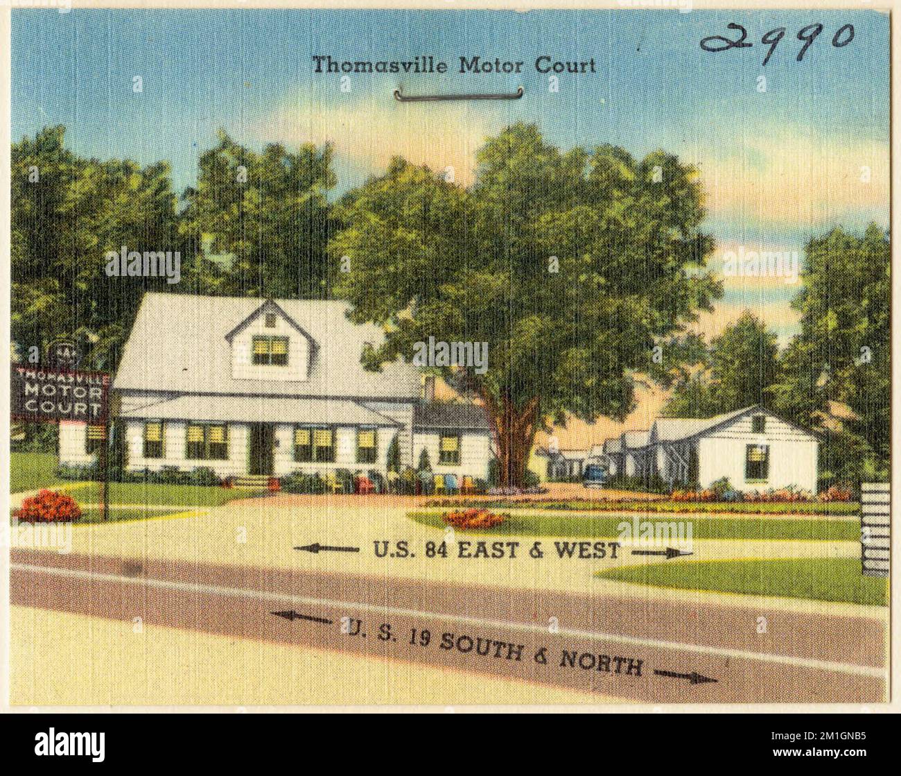 Thomasville Motor Court , Motels, Tichnor Brothers Collection ...
