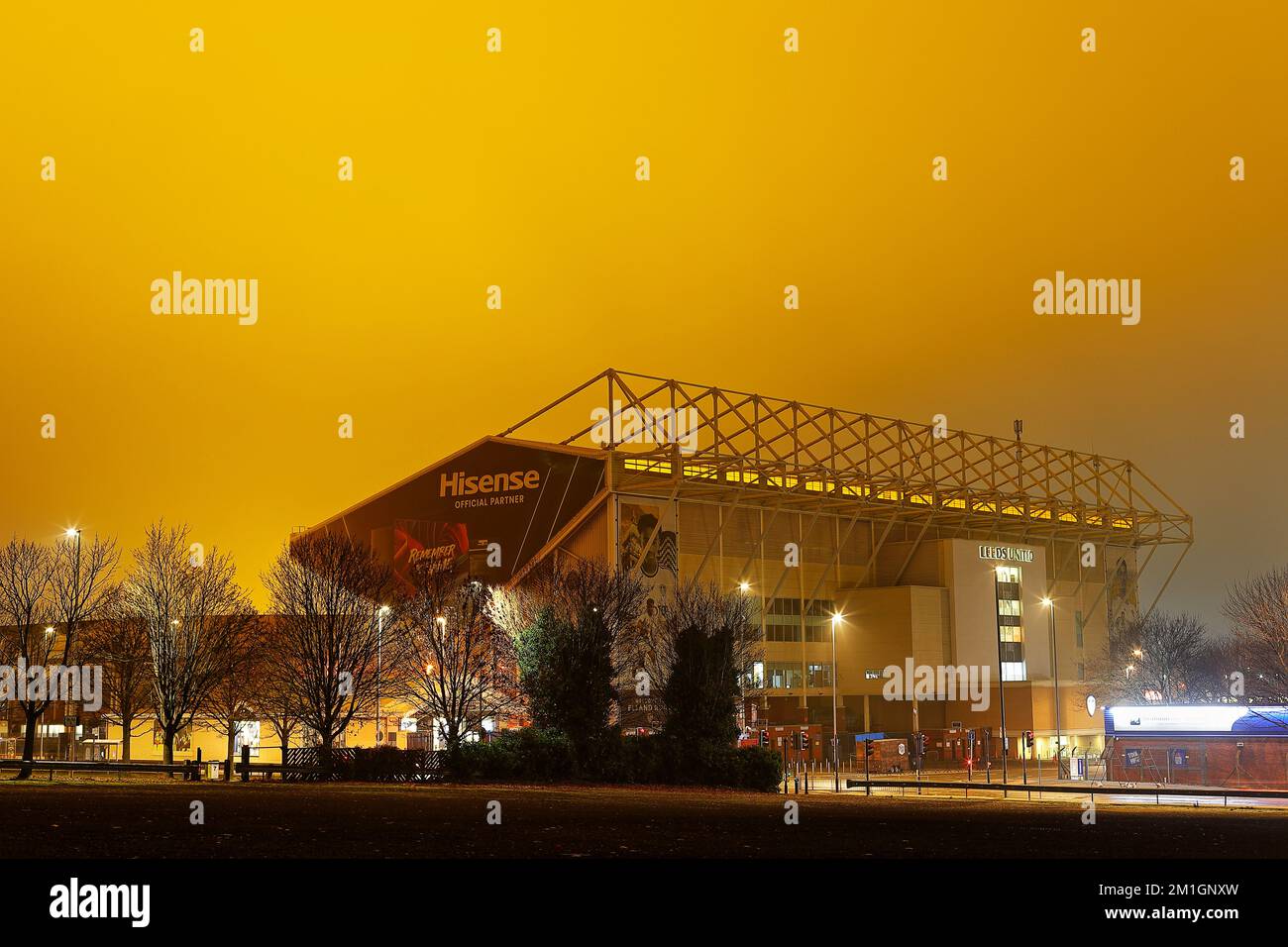 Leeds United AFC Stadium on Elland Road in Leeds,West Yorkshire,UK ...