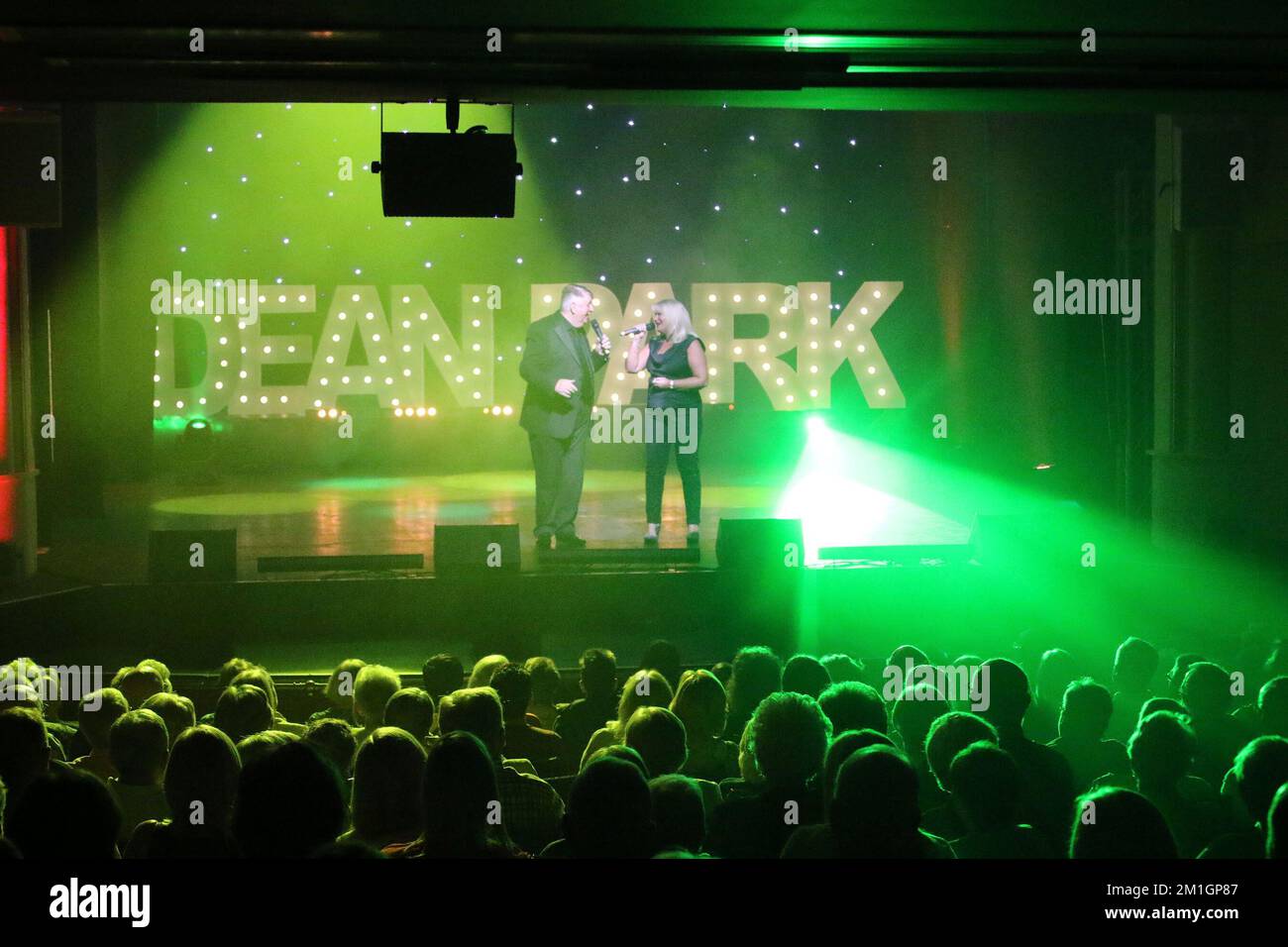 Scottish Comedian Dean Park & his wife Karen Logan entertaining at the ...