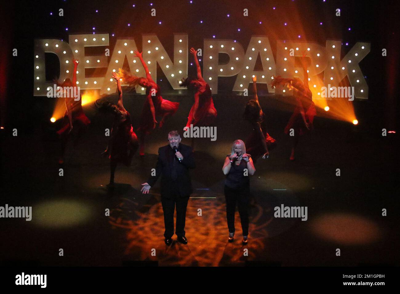 Scottish Comedian Dean Park & his wife Karen Logan entertaining at the ...