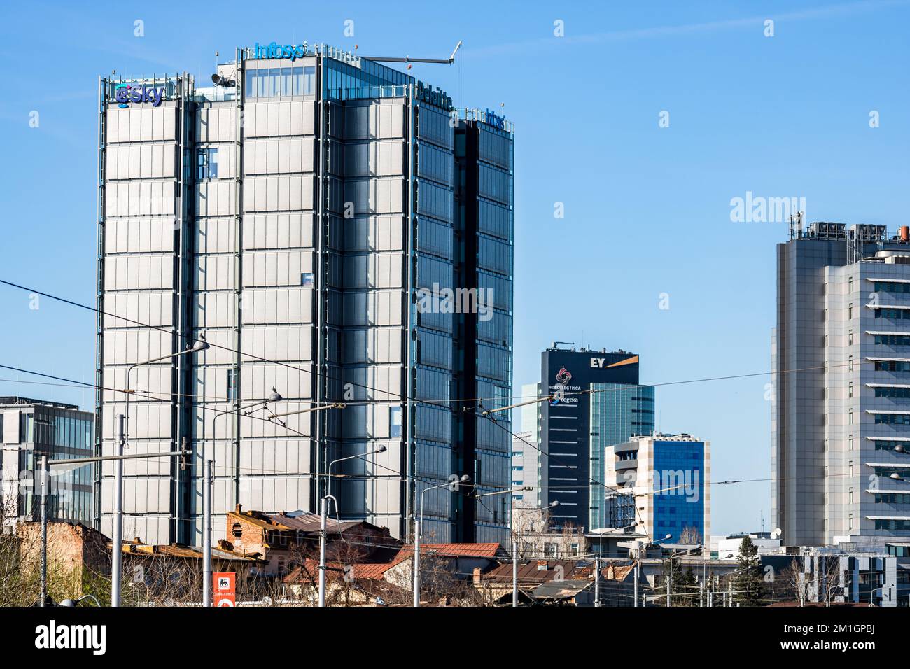 Modern architecture in Bucharest city, Romania, 2022 Stock Photo - Alamy
