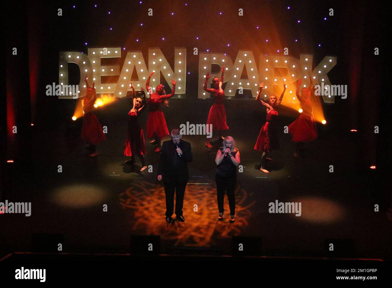 Scottish Comedian Dean Park & his wife Karen Logan entertaining at the ...