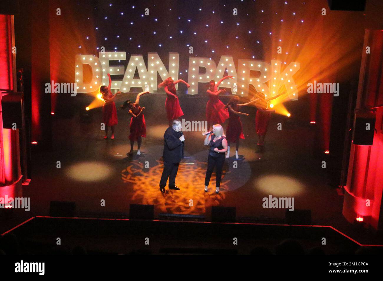 Scottish Comedian Dean Park & his wife Karen Logan entertaining at the ...