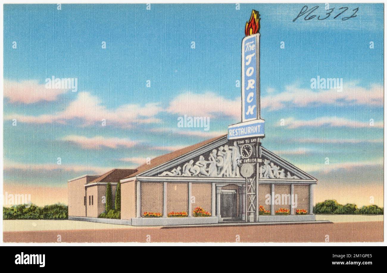 The Torch Restaurant , Restaurants, Tichnor Brothers Collection ...