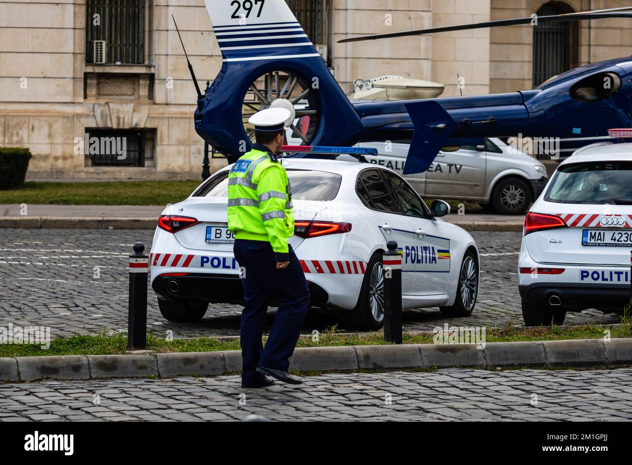 Romanian Police (Politia Romana) car show in Bucharest, Romania, 2022 ...