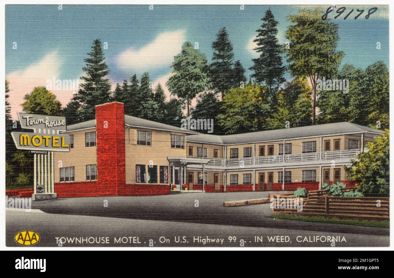 Townhouse Motel...On U.S. Highway 99...in Weed, California , Motels ...