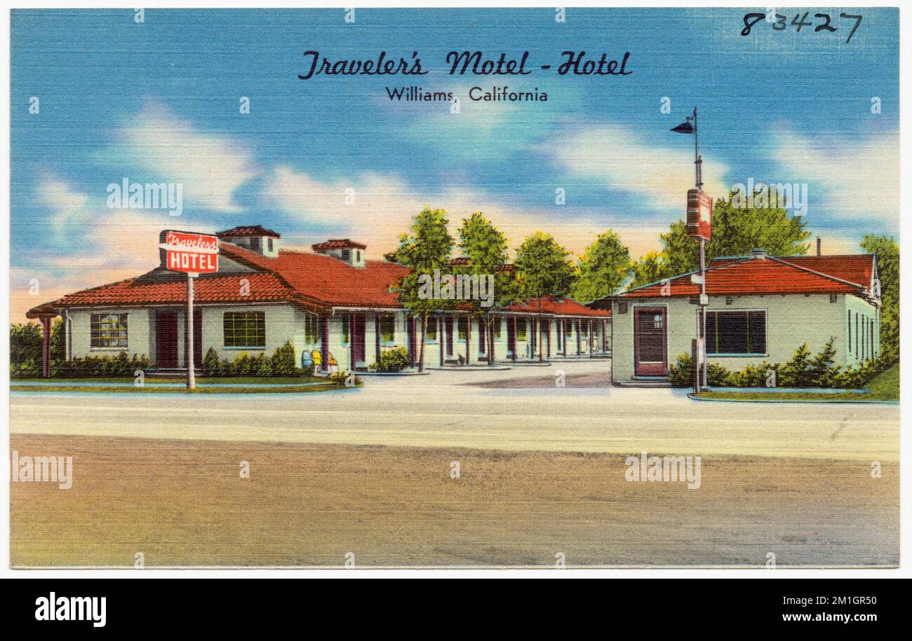Traveler's Motel - Hotel, Williams, California , Motels, Tichnor ...