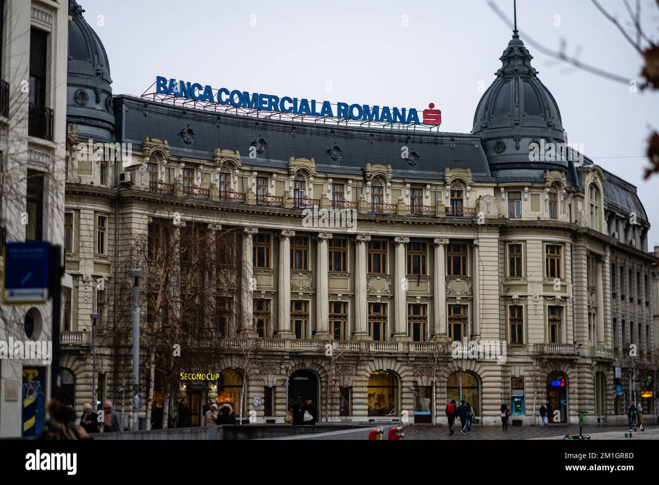 Historic building architecture in Bucharest, Romania, 2022 Stock Photo ...