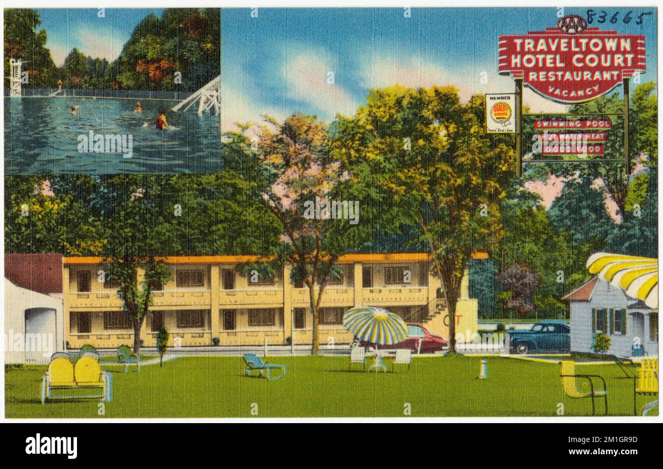 Traveltown Hotel Court & Restaurant , Motels, Restaurants, Tichnor ...