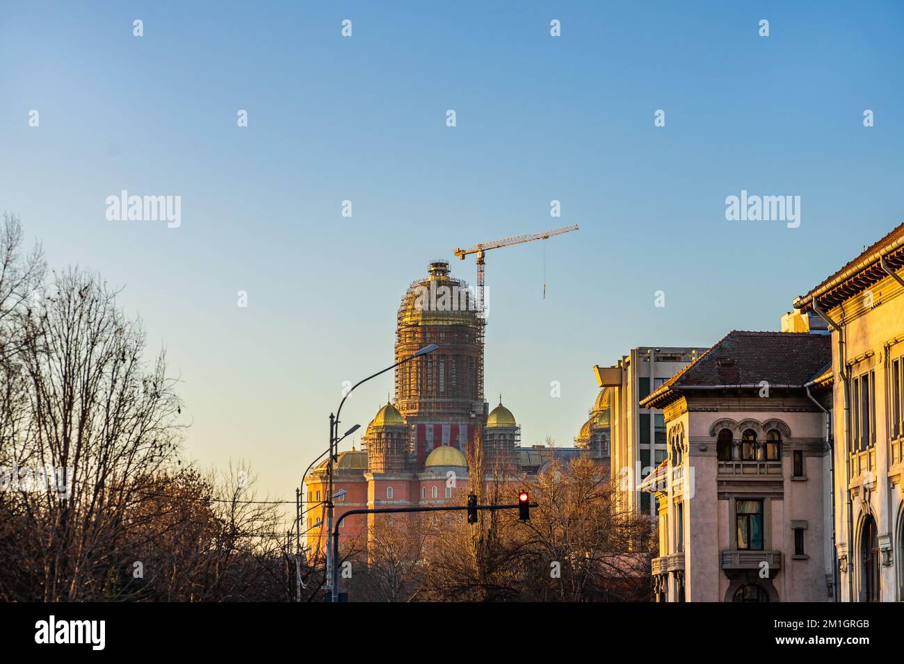 Historic building architecture in Bucharest, Romania, 2022 Stock Photo ...