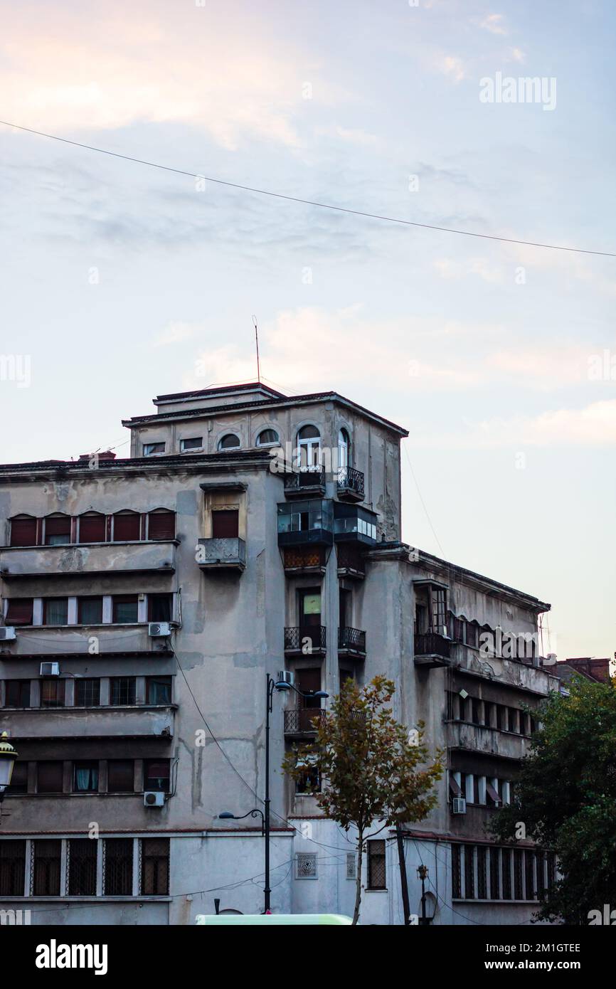 Historic building architecture in Bucharest, Romania, 2022 Stock Photo ...