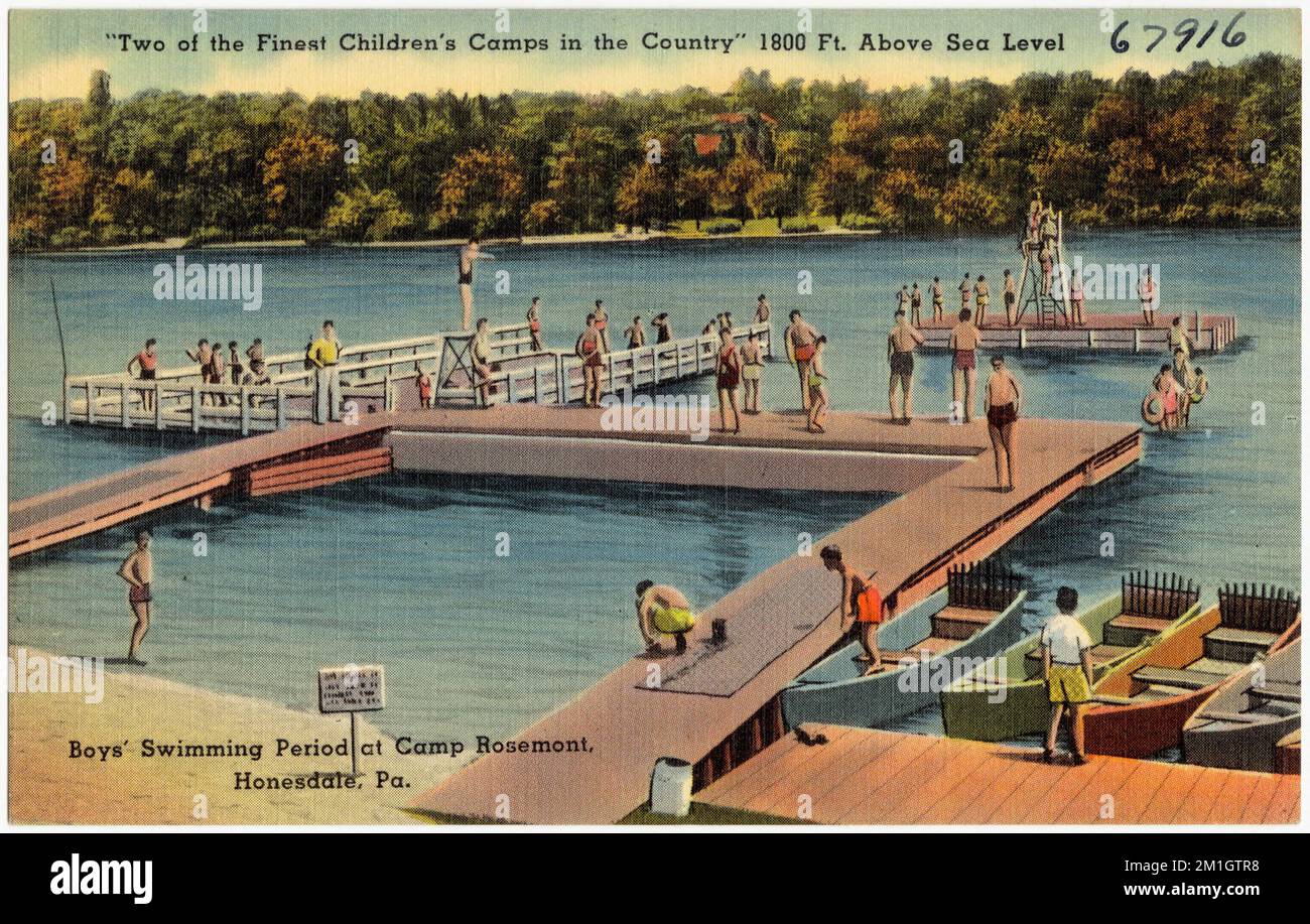 'Two of the finest children's camps in the country', 1800 feet above ...