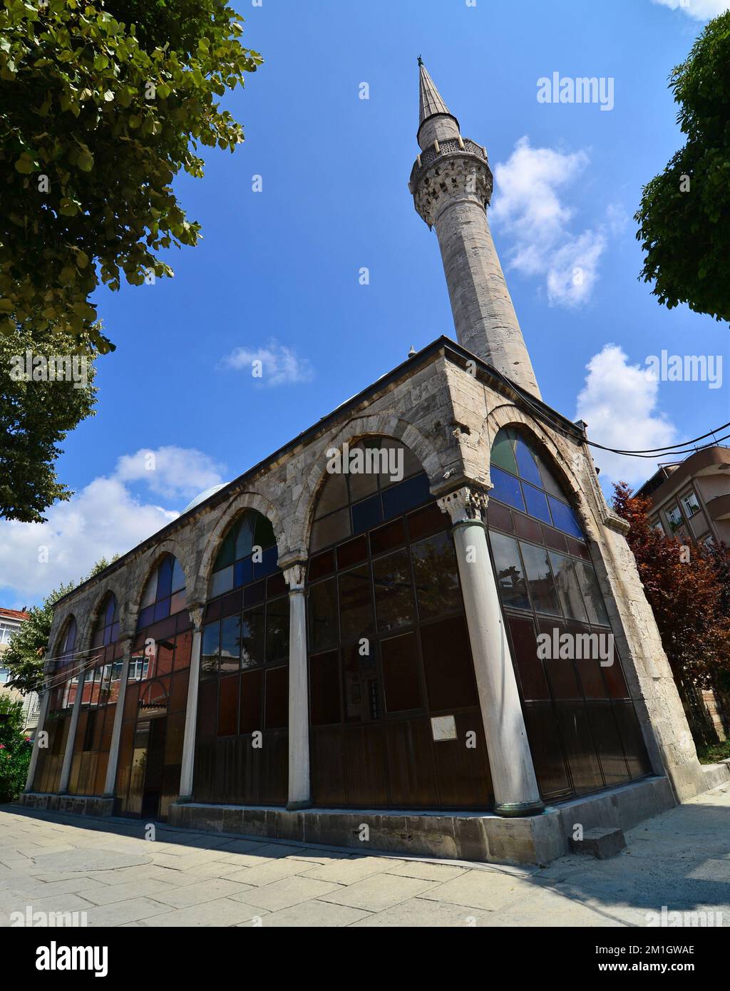 Located in Istanbul, Turkey, Mehmet Aga Mosque was built in the 16th ...