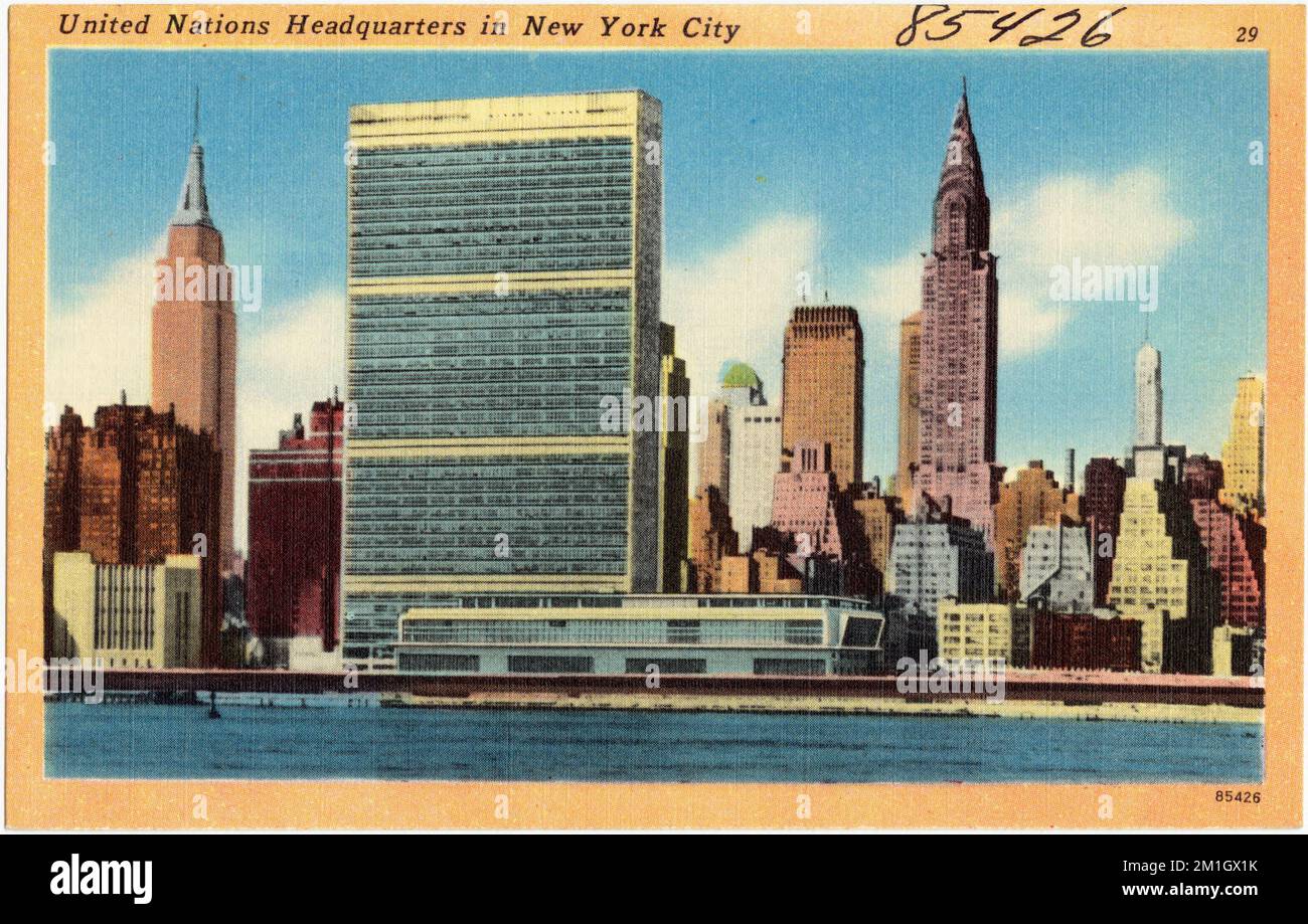 United nations, manhattan, new york Cut Out Stock Images & Pictures - Alamy