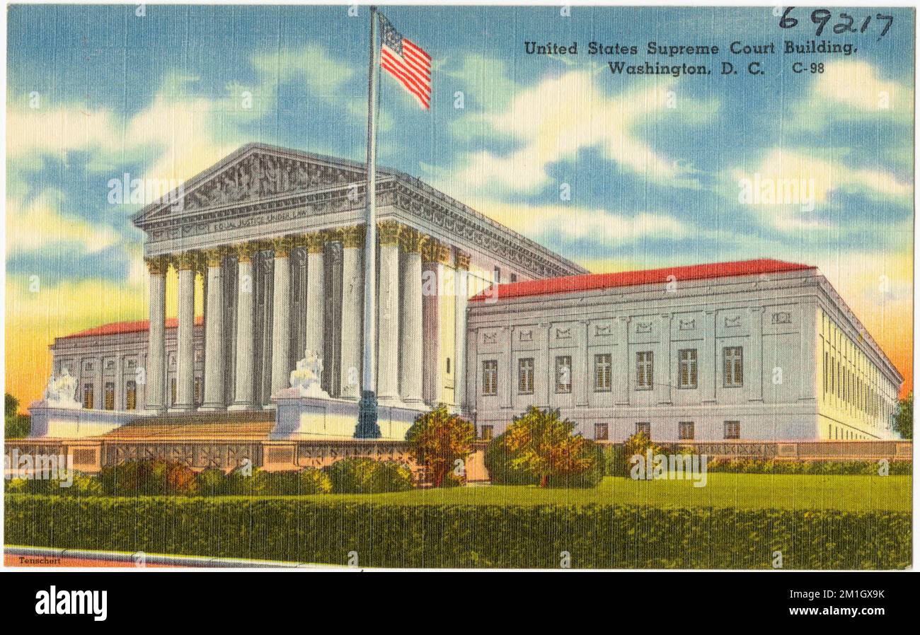 United States Supreme Court Building, Washington, D. C. , Courthouses ...