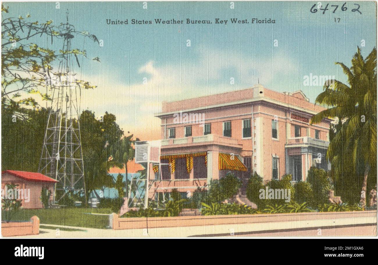 United States Weather Bureau, Key West, Florida , Government facilities ...
