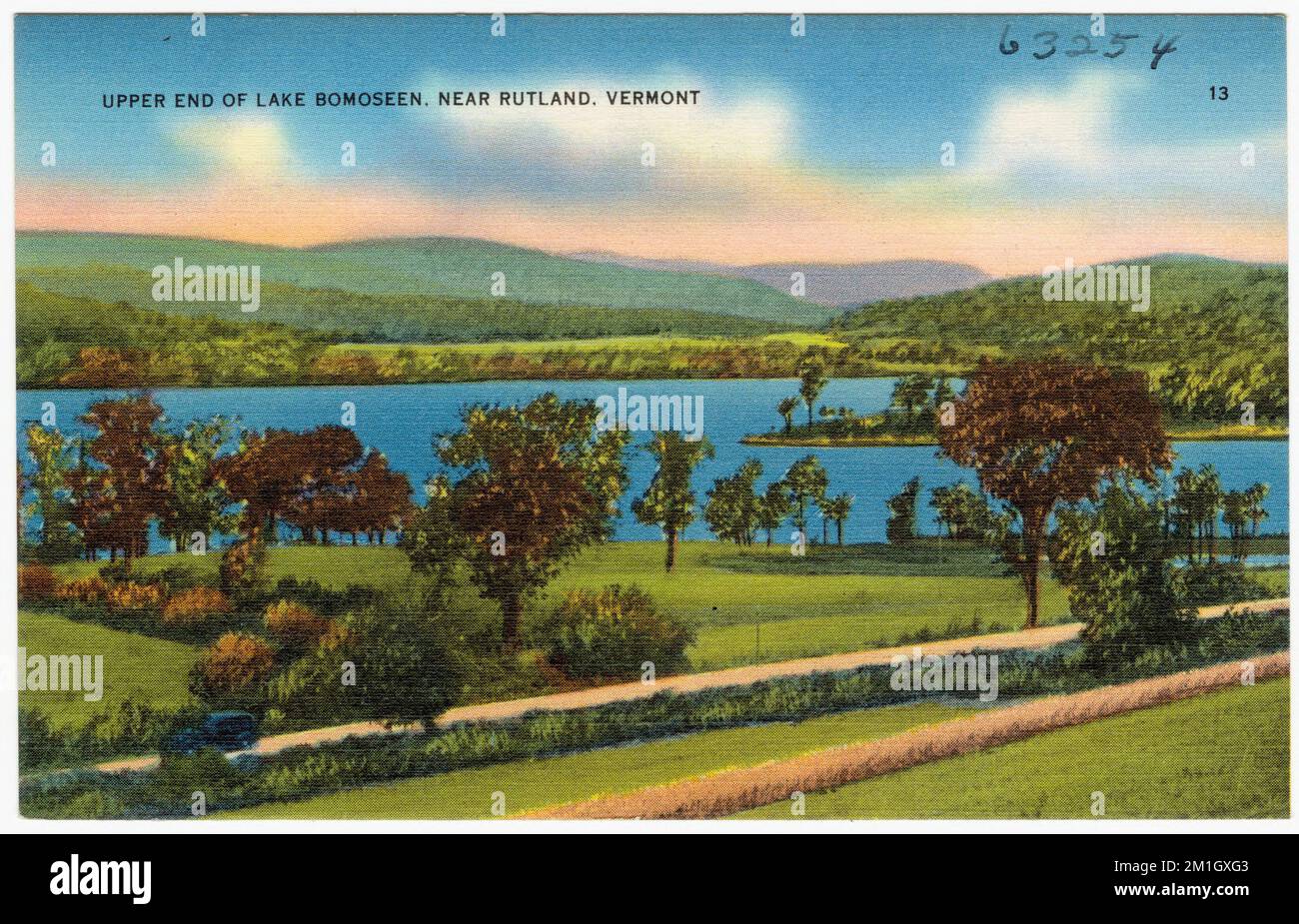 Upper end of Lake Bomoseen, near Rutland, Vermont , Lakes & ponds ...