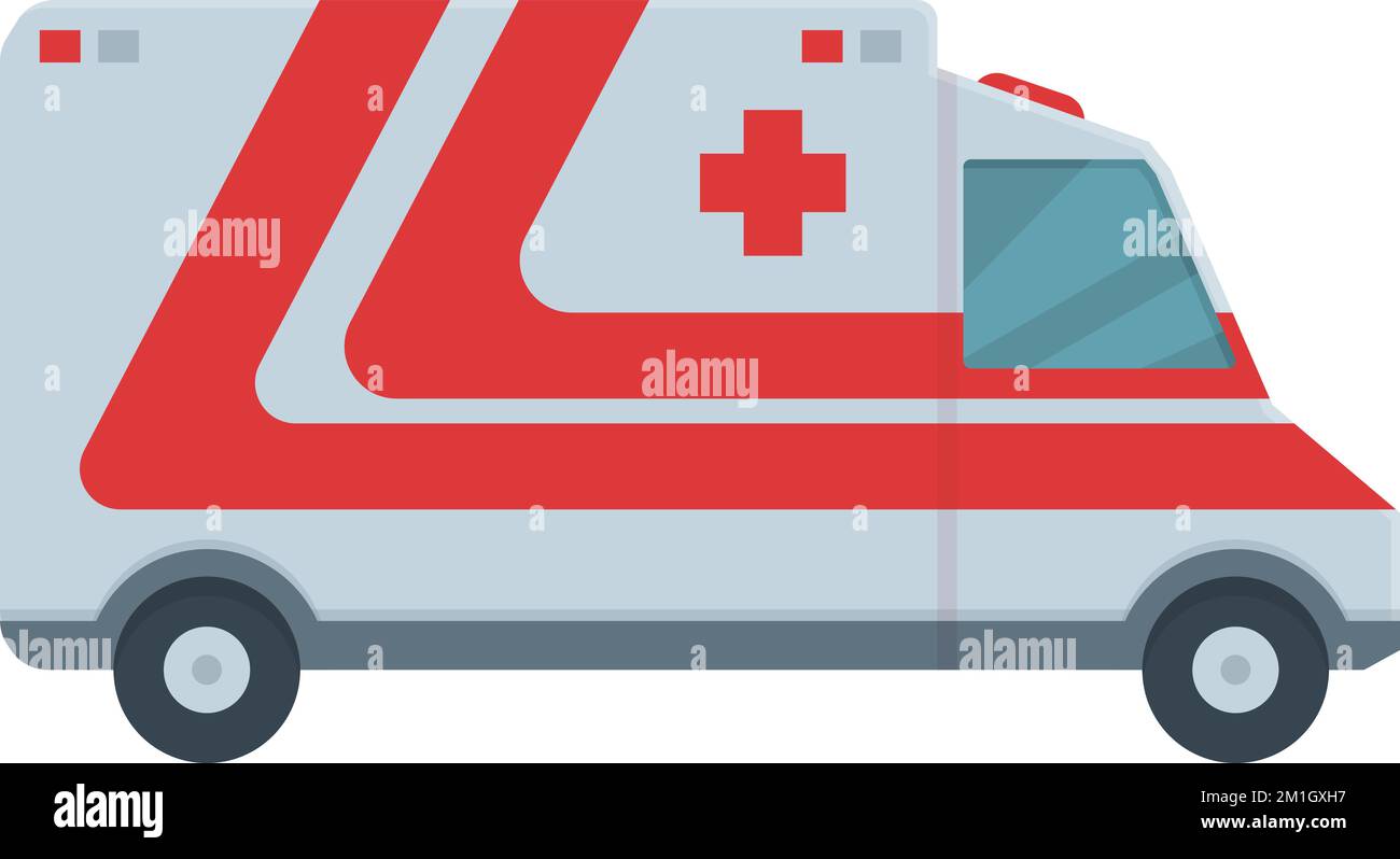 Ambulance icon cartoon vector. Car emergency. Medical accident Stock ...