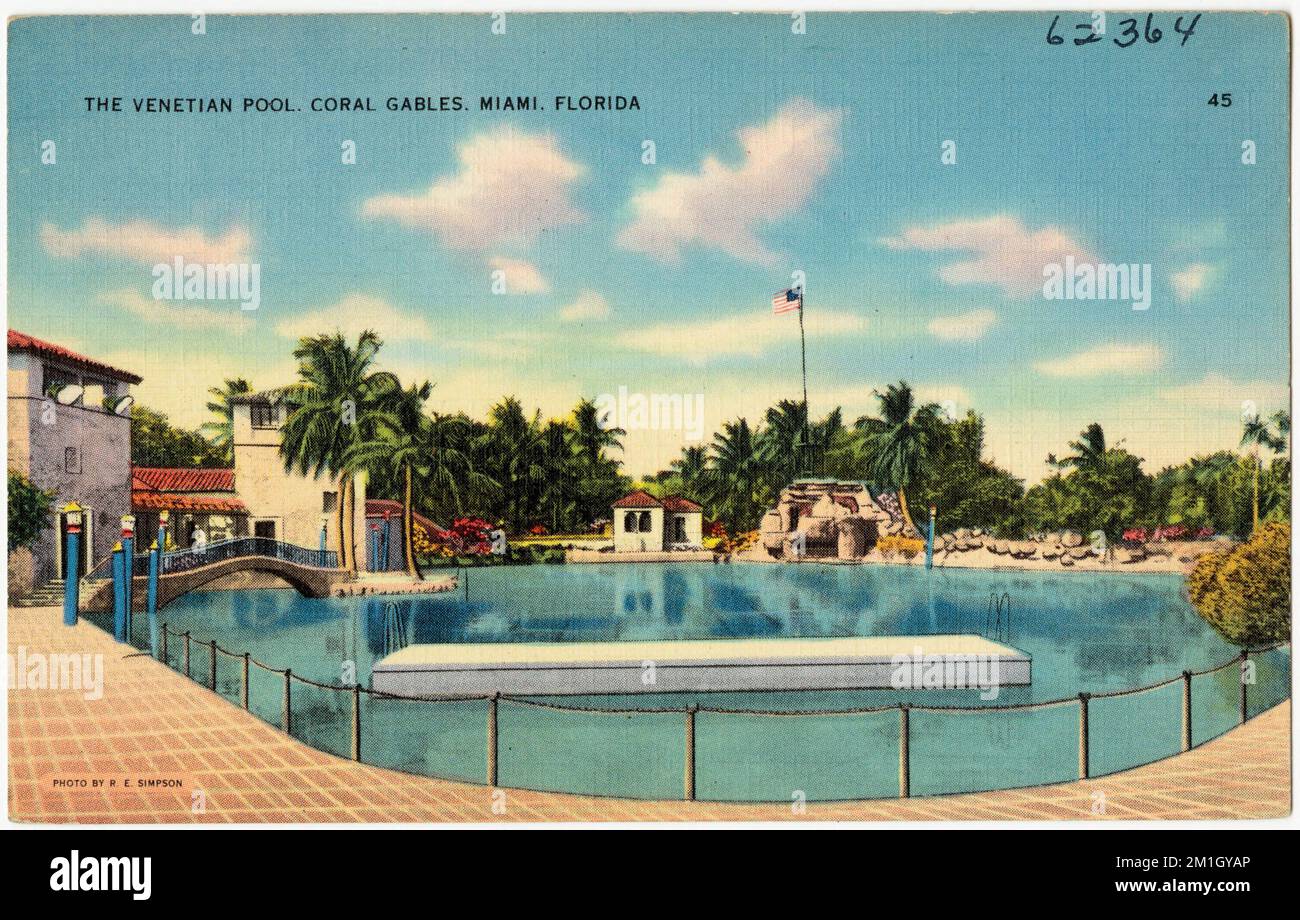 The venetian pool. Coral Gables, Miami, Florida , Sports & recreation ...