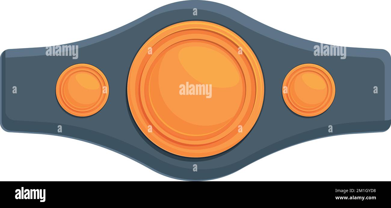 Boxing belt icon cartoon vector. Sport champion. Award arena Stock ...