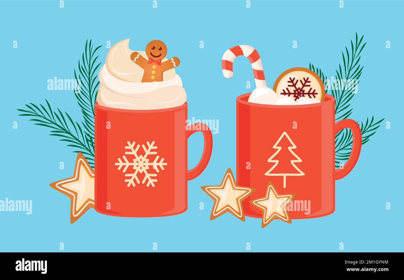 Gingerbread latte Stock Vector Images - Alamy
