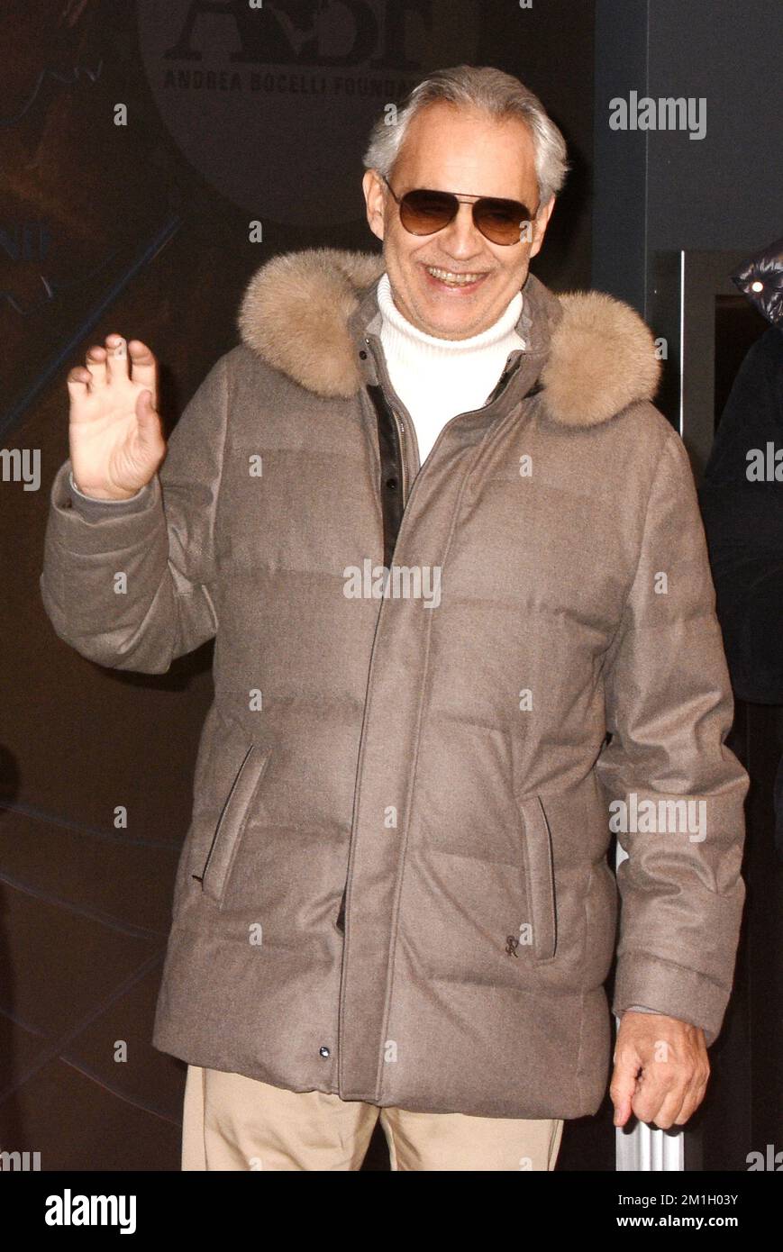 New York, NY, USA. 12th Dec, 2022. Andrea Bocelli visits the Empire ...