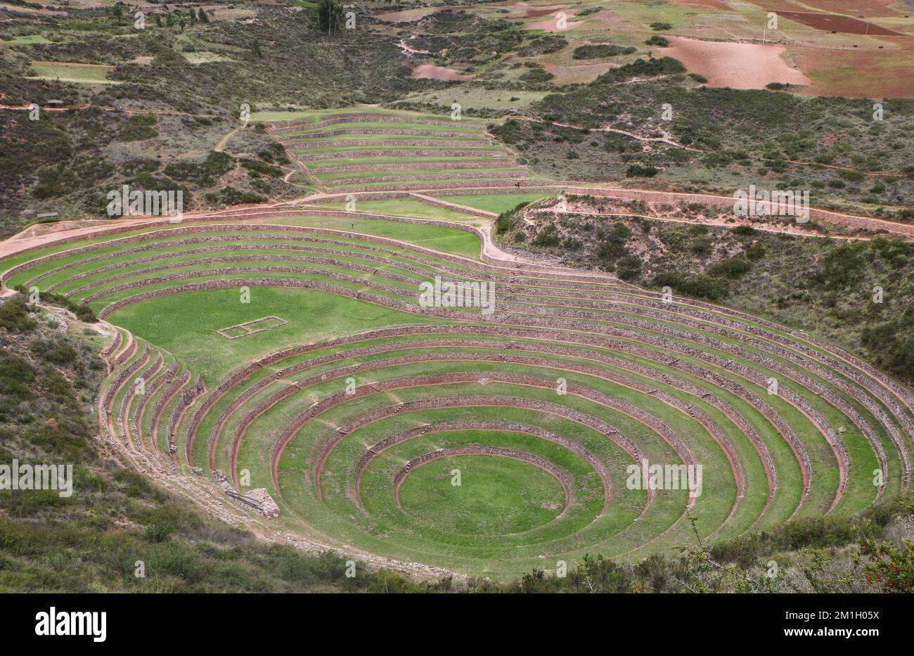 Moray peru aerial hi-res stock photography and images - Alamy