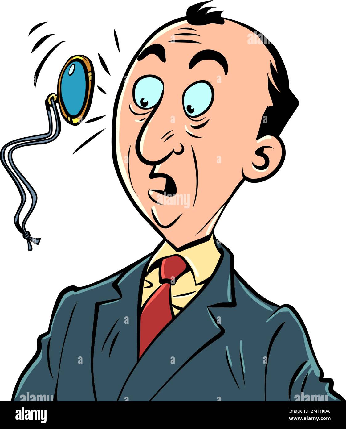 Shocked man face Stock Vector Images - Alamy