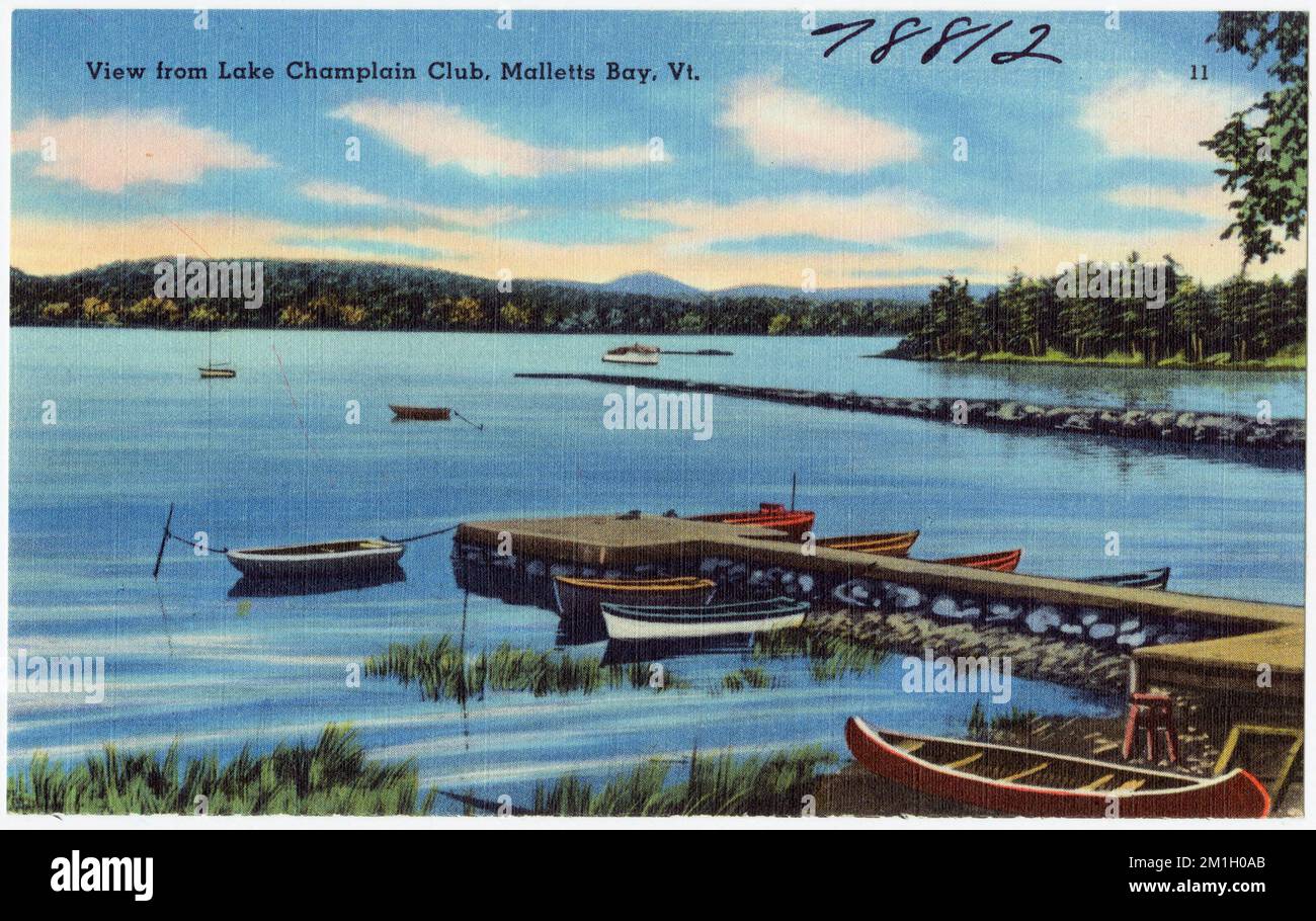 Lake champlain malletts bay hi-res stock photography and images - Alamy