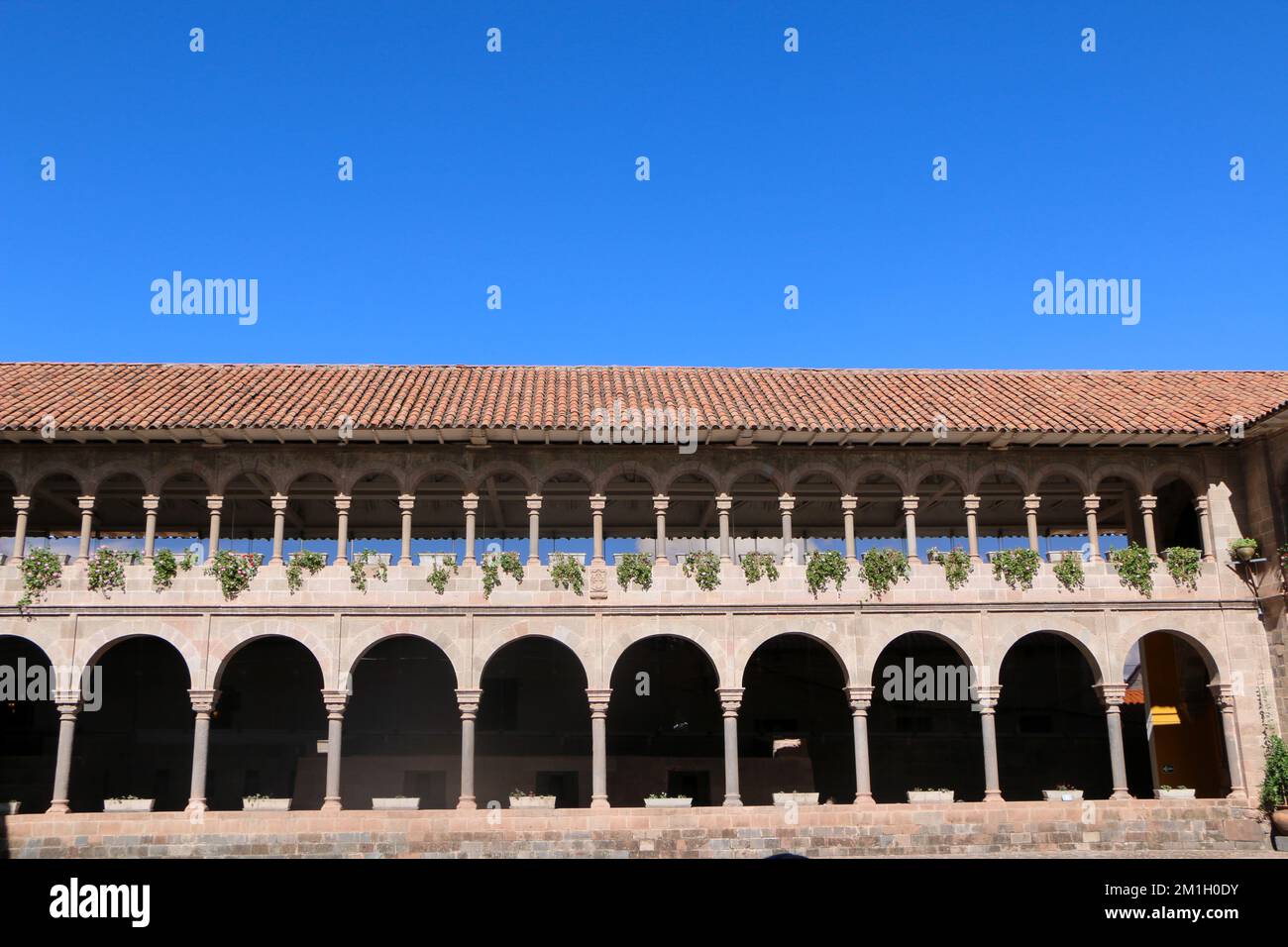 A beautiful view of Church and Convent of Santo Domingo of Guzman Stock ...