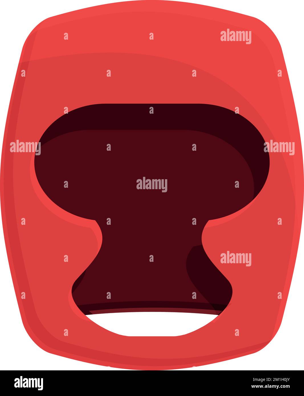 Red helmet icon cartoon vector. Boxing sport. Ring victory Stock Vector ...