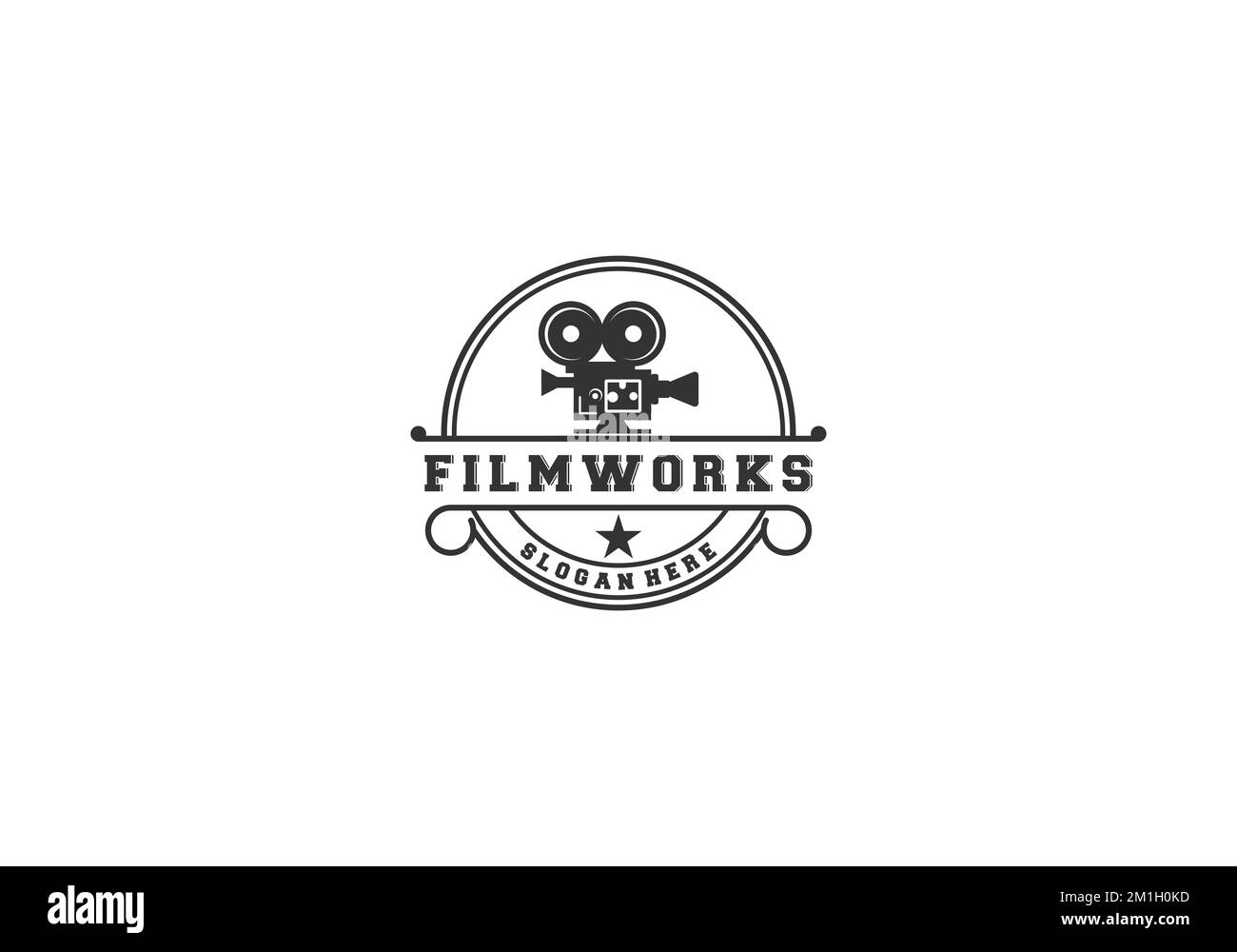 A vector of the filmworks logo woth camera Stock Vector Image & Art - Alamy
