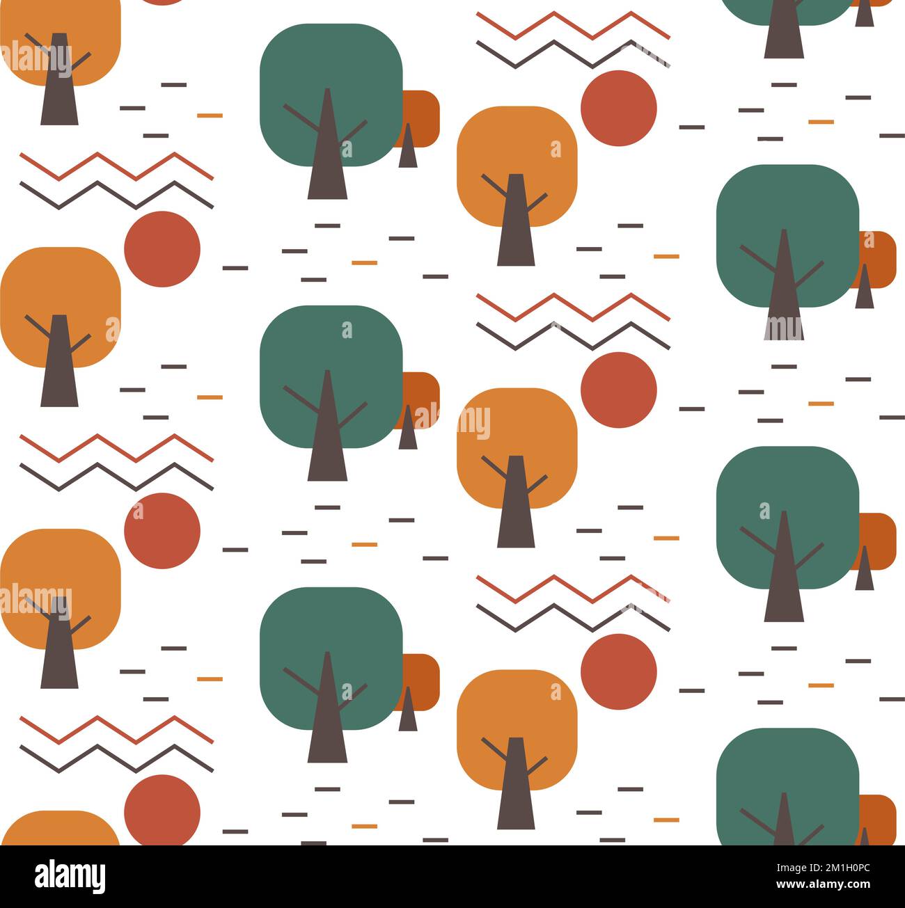 Cartoon trees hi-res stock photography and images - Alamy