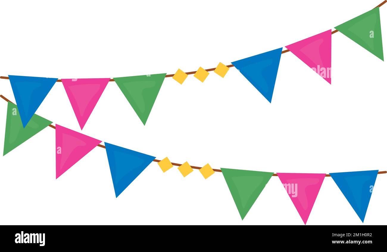 colorful pennants icon Stock Vector Image & Art - Alamy