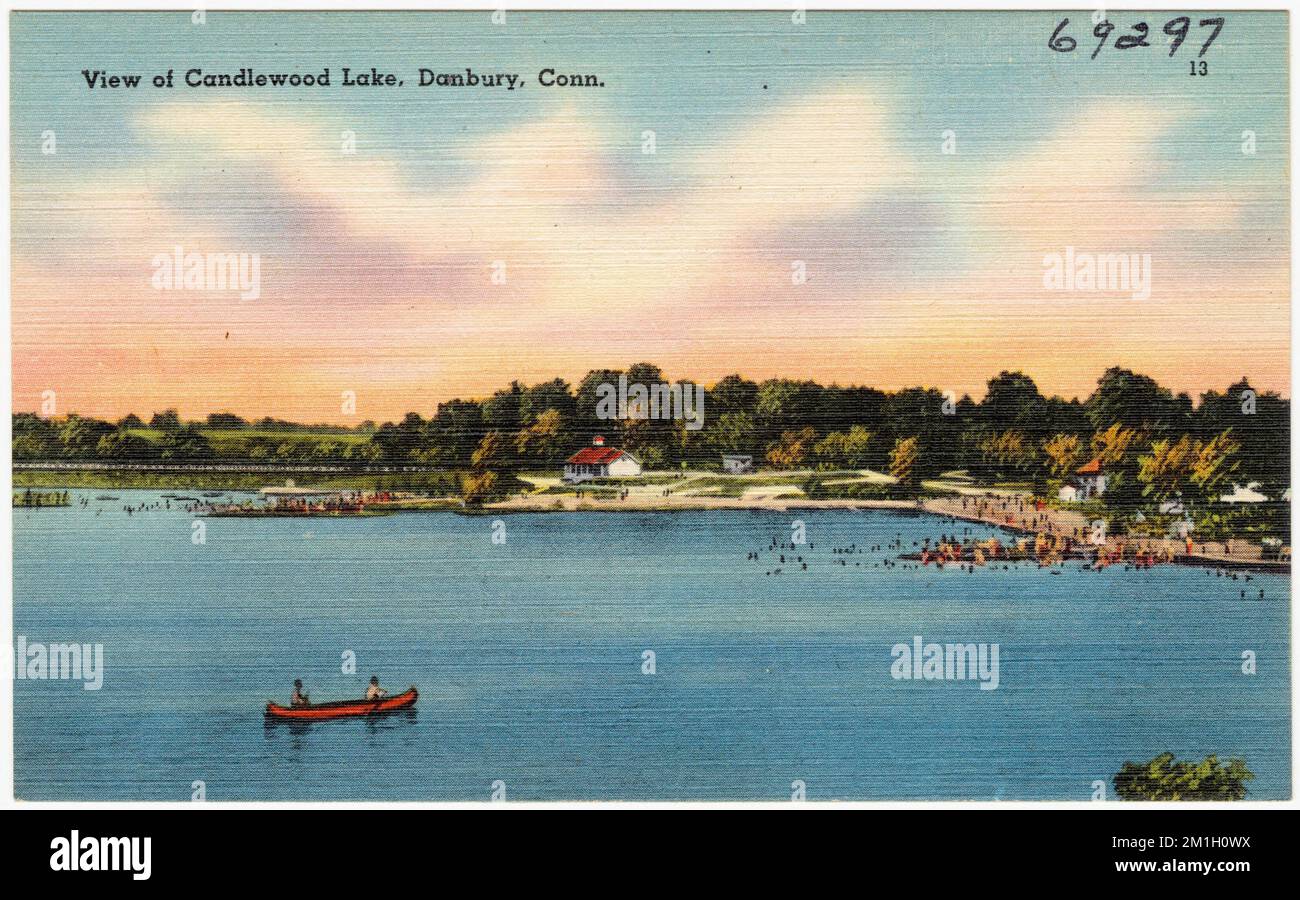View of Candlewood Lake, Danbury, Conn. , Lakes & ponds, Tichnor ...