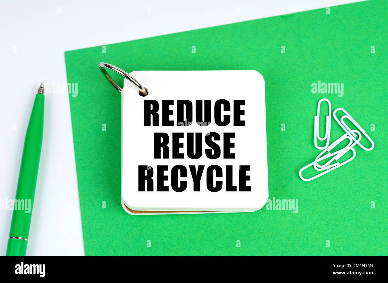 Recycle reuse notebook hi-res stock photography and images - Alamy