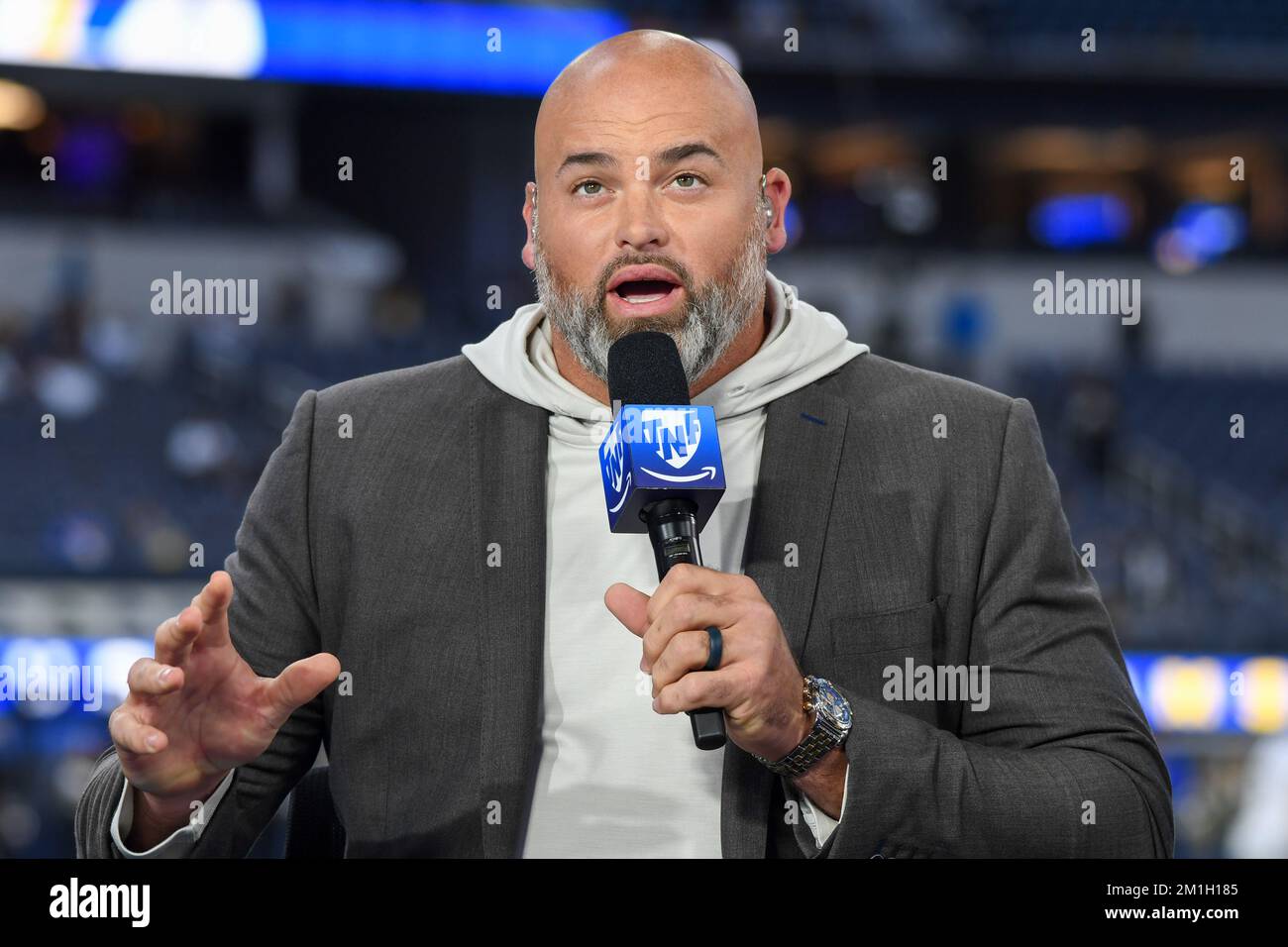 Thursday Night Football on Amazon Prime broadcaster Andrew Whitworth ...