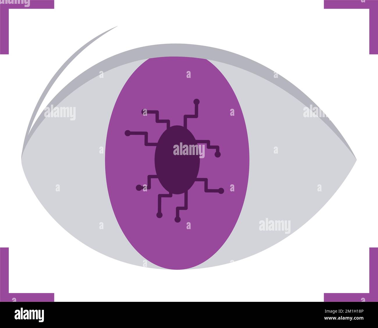 biometric eye icon Stock Vector Image & Art - Alamy