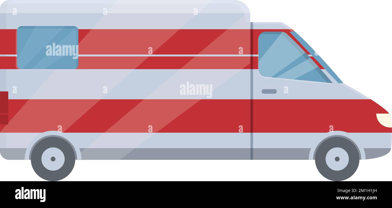 City vehicle icon cartoon vector. Medical ambulance. Modern van Stock ...