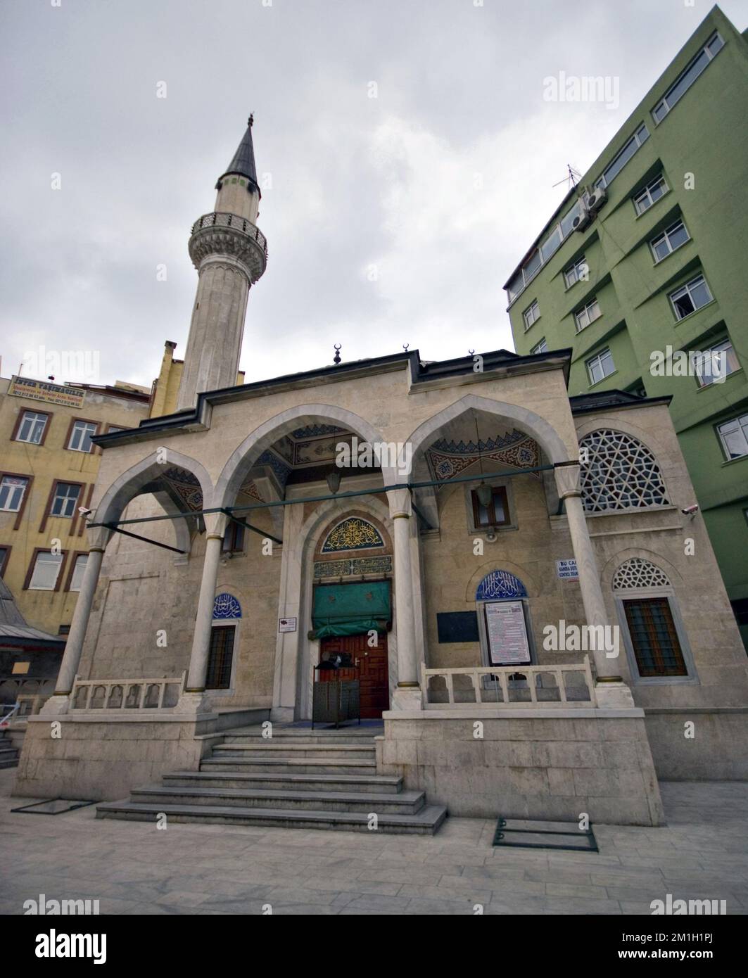 Located in Istanbul, Turkey, the Merzifonlu Kara Mustafa Pasha Mosque ...
