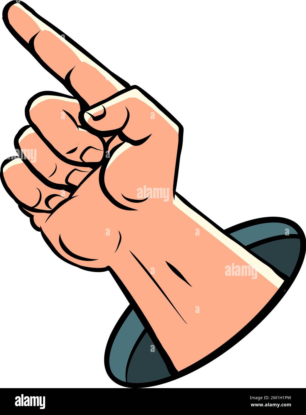 One Hand Symbol Number One Hand Vector Art, Icons, And Graphics For